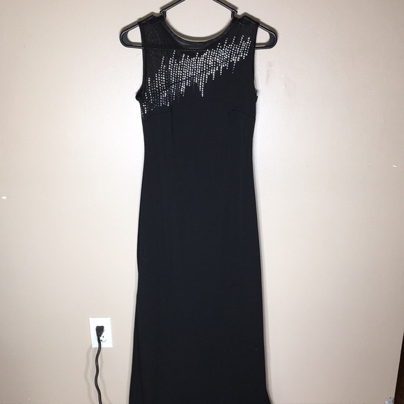 Morgan & Co. | Dresses | Morgan And Co Black And Silver Dress Size 78 ...